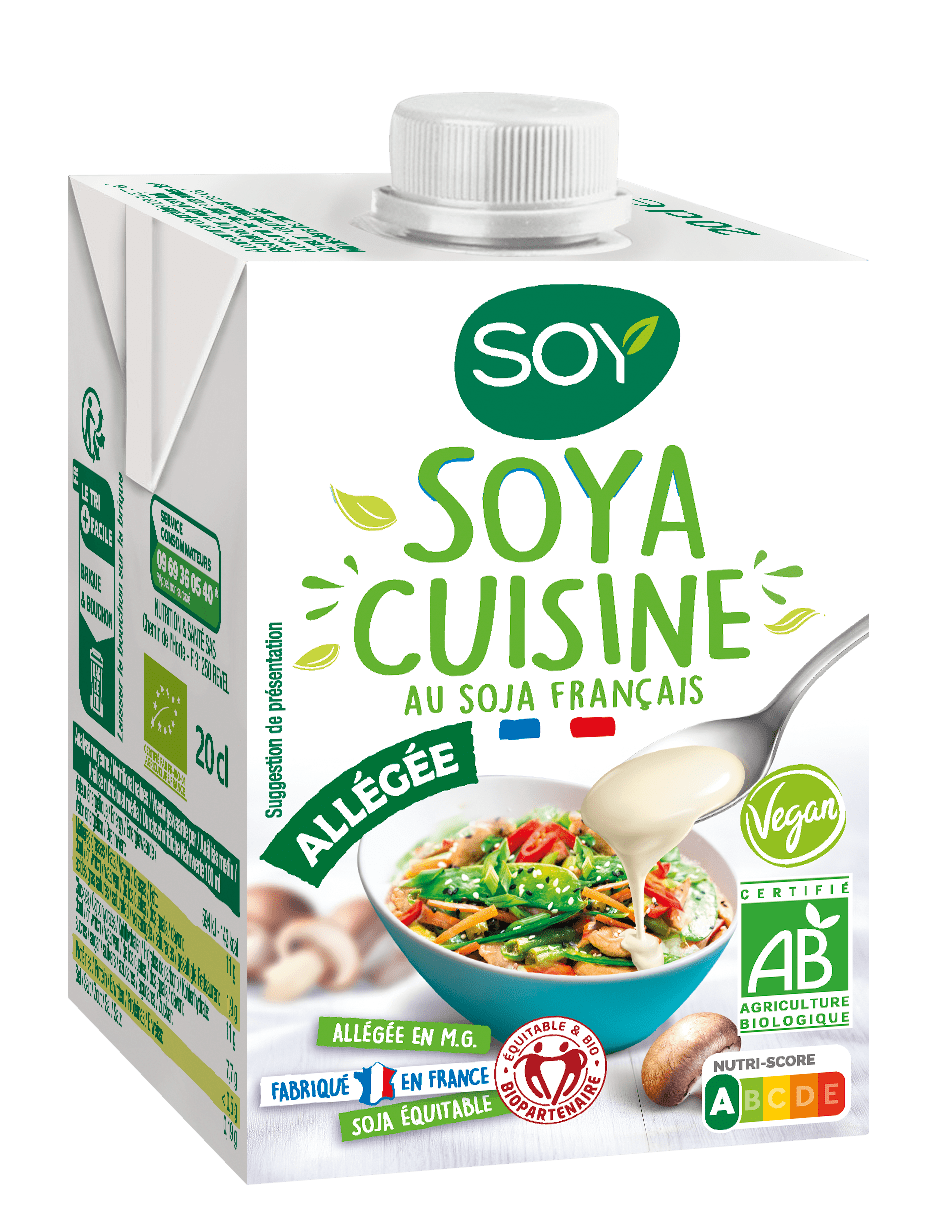 Produit SOY : Soya Cuisine allégée - SOY