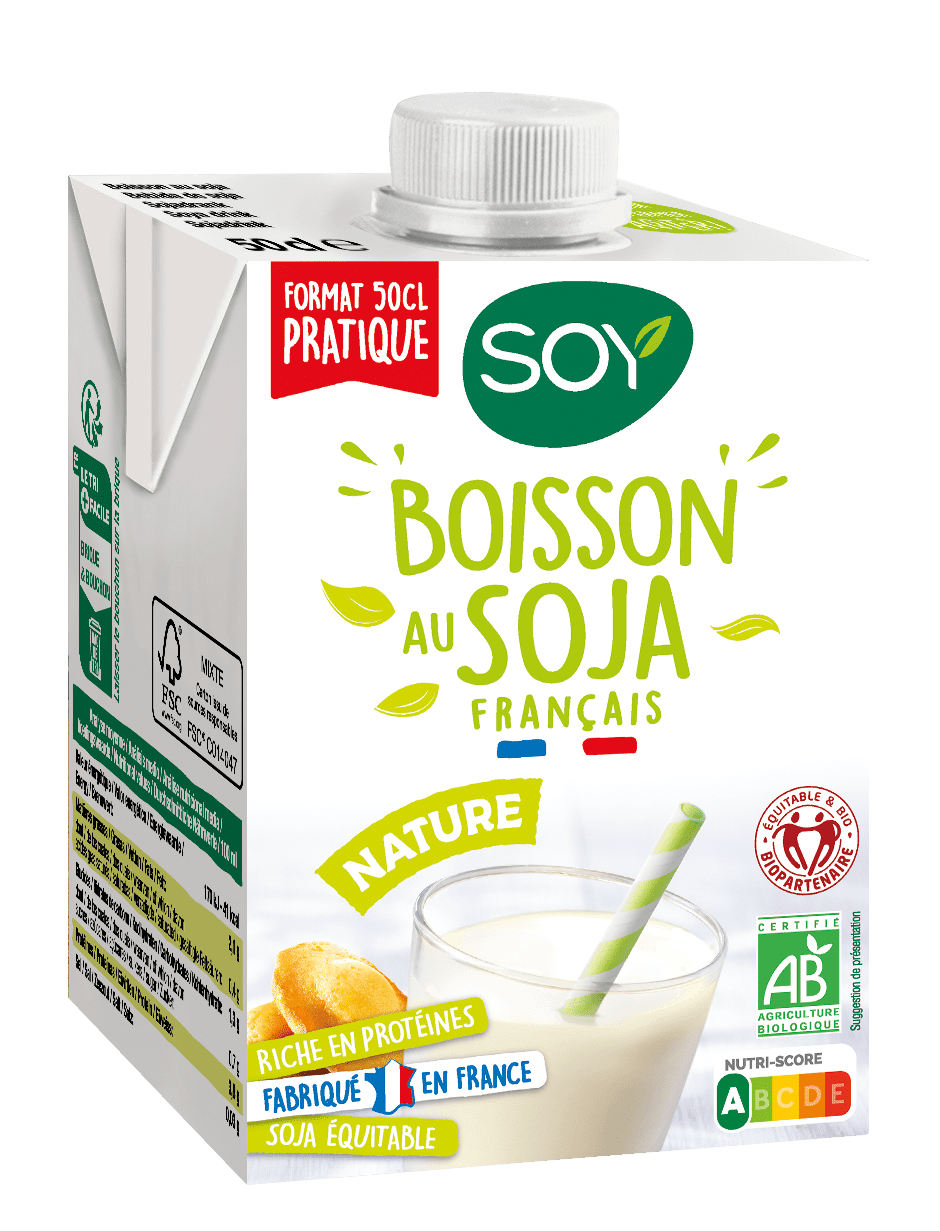 Produit SOY : Boisson au soja Nature - SOY